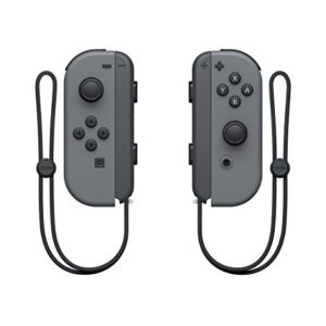 Nintendo Switch Joy-Con (L/R) Gaming Controller, Gray (Renewed)