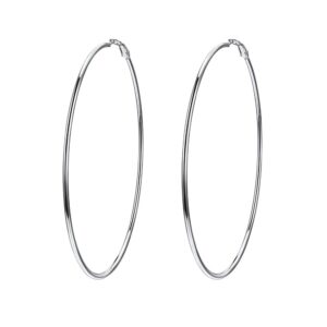 stainless steel hoop earrings womens jewelry circle round vintage huggie earrings women