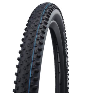 schwalbe racing ray tire - 27.5 x 2.25, tubeless, folding, black, evolution line, snakeskin, addix speedgrip