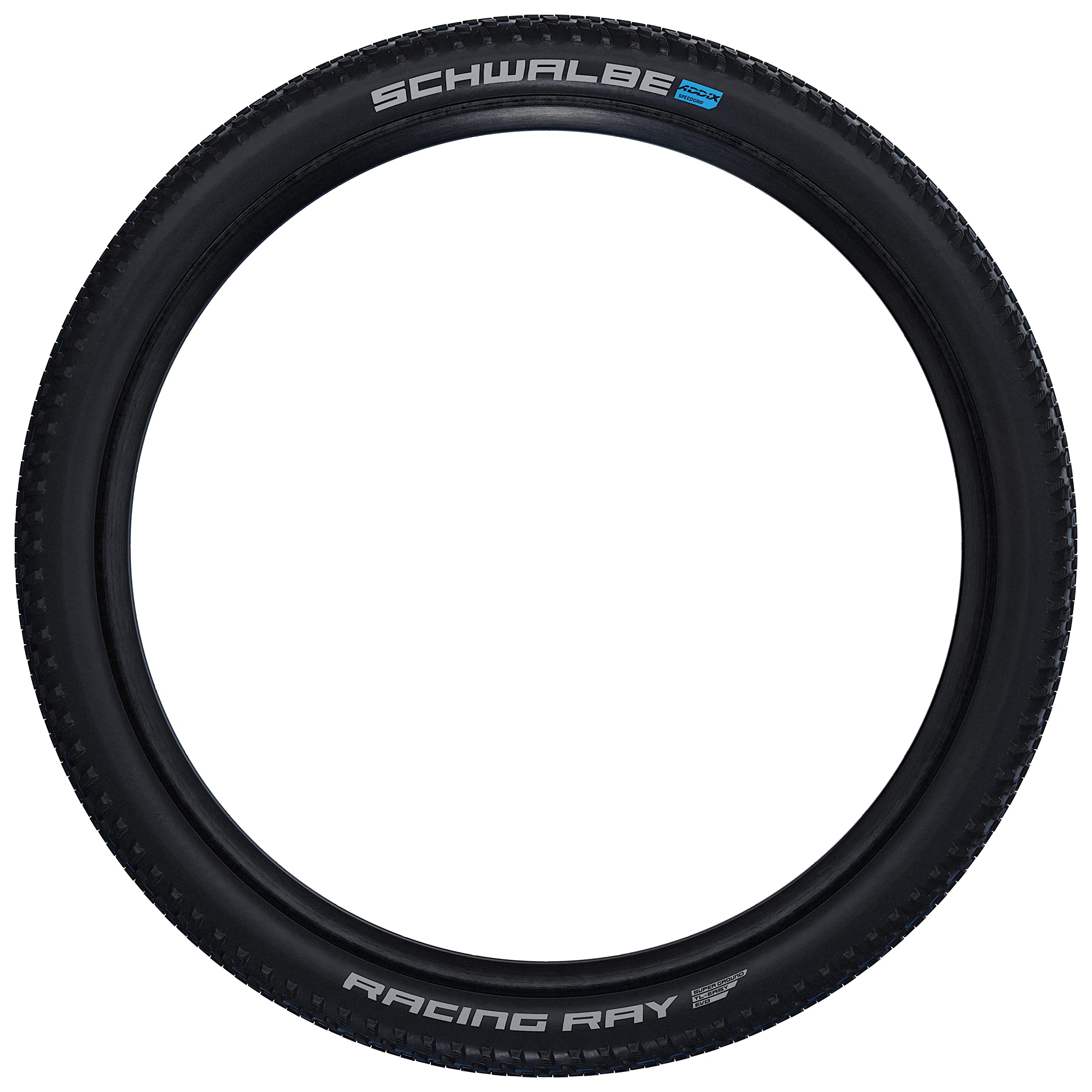 Schwalbe Racing Ray Tire - 27.5 x 2.25, Tubeless, Folding, Black, Evolution Line, SnakeSkin, Addix Speedgrip