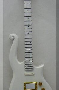 PRINCE Miniature Guitar CLOUD white