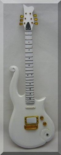 PRINCE Miniature Guitar CLOUD white