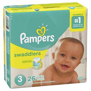 pampers swaddlers diapers size 3 26 count