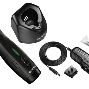 Andis Pulse Zr II 5-Speed Detachable Blade Clipper, Cordless, Removable Lithium Ion Battery - Black, dogs