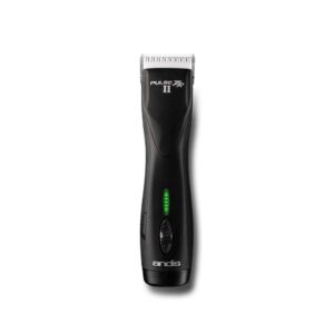 Andis Pulse Zr II 5-Speed Detachable Blade Clipper, Cordless, Removable Lithium Ion Battery - Black, dogs