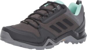 adidas outdoor women's terrex ax3 gtx grey five/black/clear mint 10.5 b us