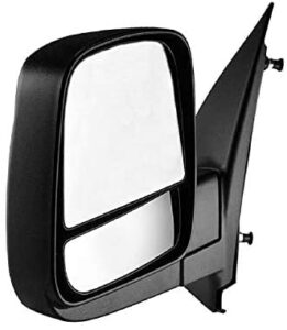 dependable direct driver side textured side view mirror for 08-14 chevy express & gmc savana 1500, 08-17 chevy express 2500 3500, gmc savana 2500 3500 - with blind spot corner glass - gm1320395