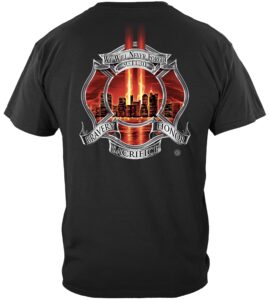 fire fighter accessory | red tribute high honor firefighter shirt add135-ff2090xxl