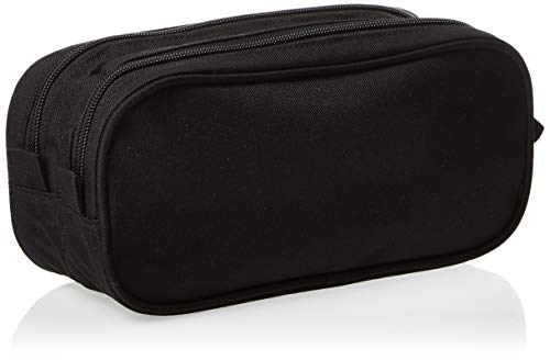 JanSport Large Accessory Pouch - Secure Storage Space for Pens, Power Cords, Pencil Case, Ideal For Everyday Essentials, 1.3L, Black