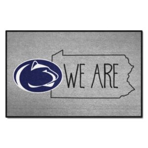 fanmats 21202 ncaa - penn state nittany lions southern style starter mat accent rug - 19in. x 30in. | sports fan home decor rug and tailgating mat