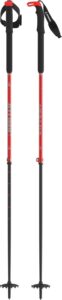 atomic bct touring carbon sqs ski poles sz 110-155cm (44-62in) red/grey