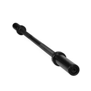 cap barbell 5-foot solid olympic bar, black (2-inch)