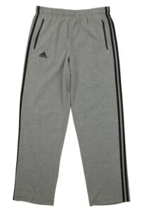 adidas men's classic track pant, grey medium