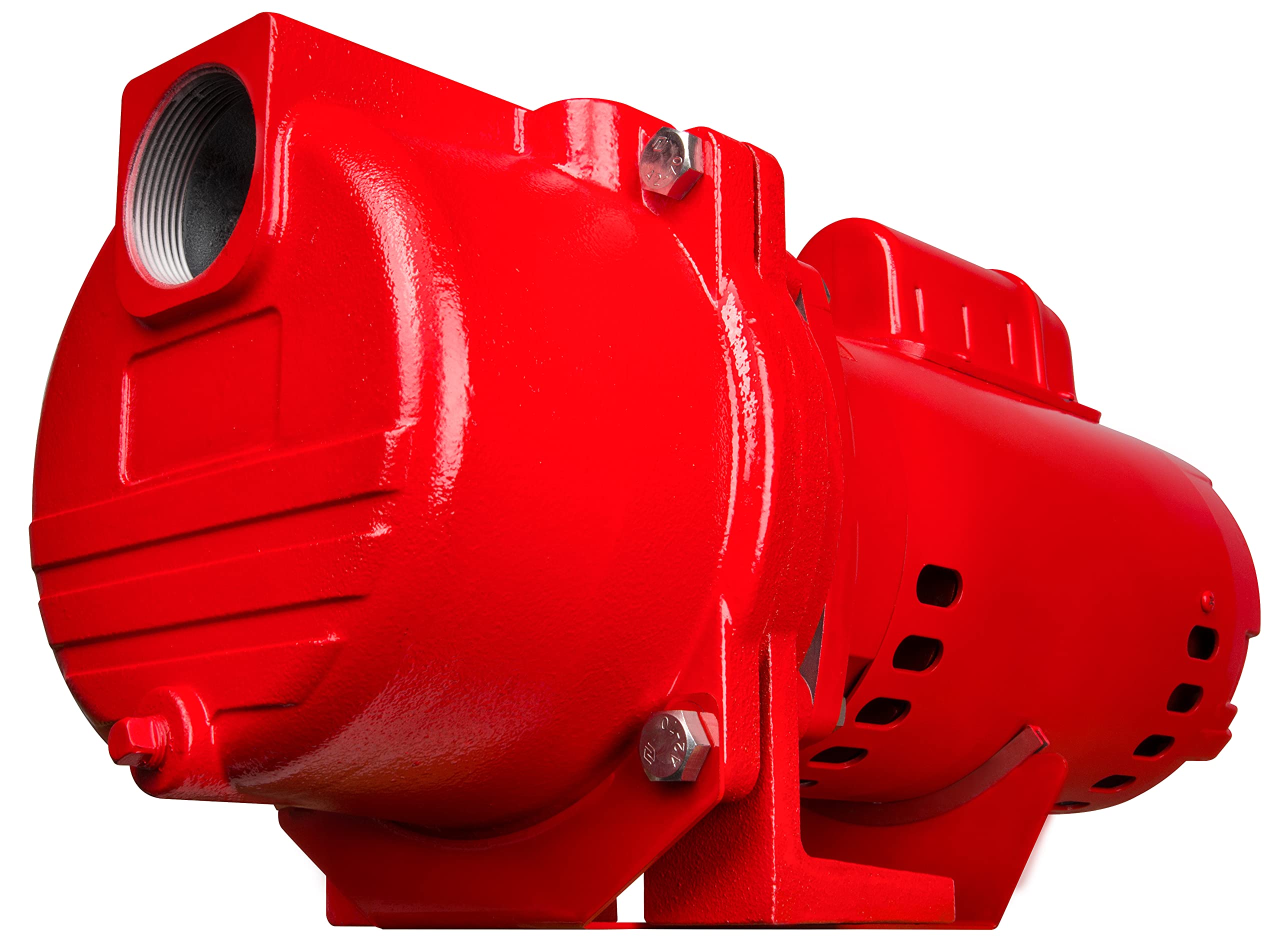 Red Lion RL-SPRK-200-BR, 230 Volt, 2HP, 77 GPH, Sprinkler/Irrigation Pump with Brass Impeller, Red, 97102002