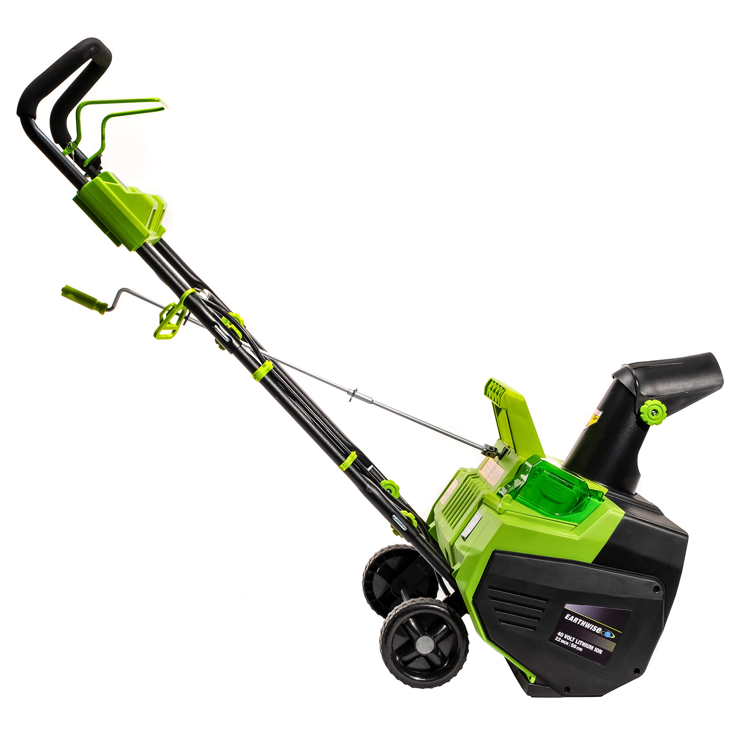 Earthwise SN74022 22" 40V Cordless Electric Snow Thrower, (4.0AH Battery & Charger Included)