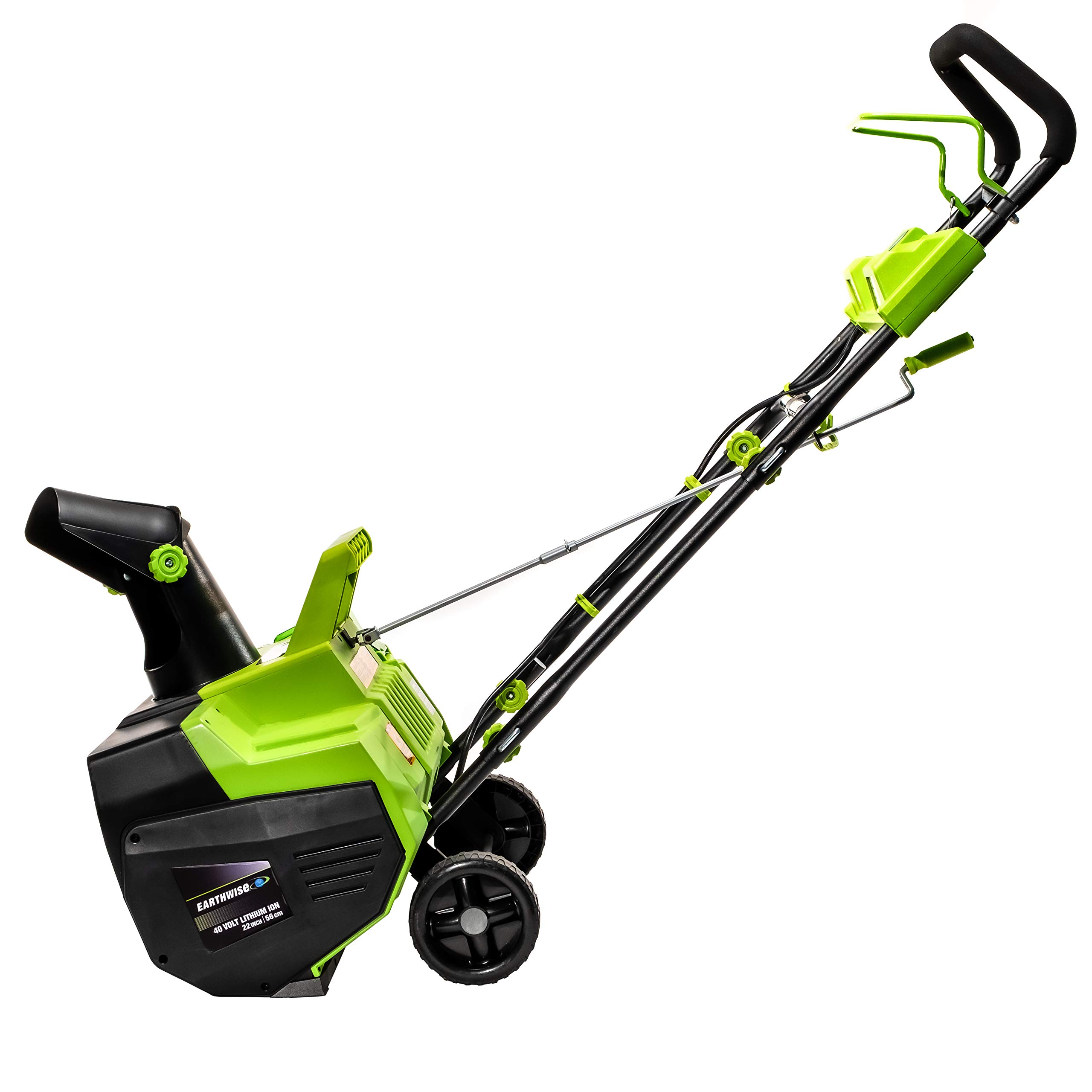 Earthwise SN74022 22" 40V Cordless Electric Snow Thrower, (4.0AH Battery & Charger Included)