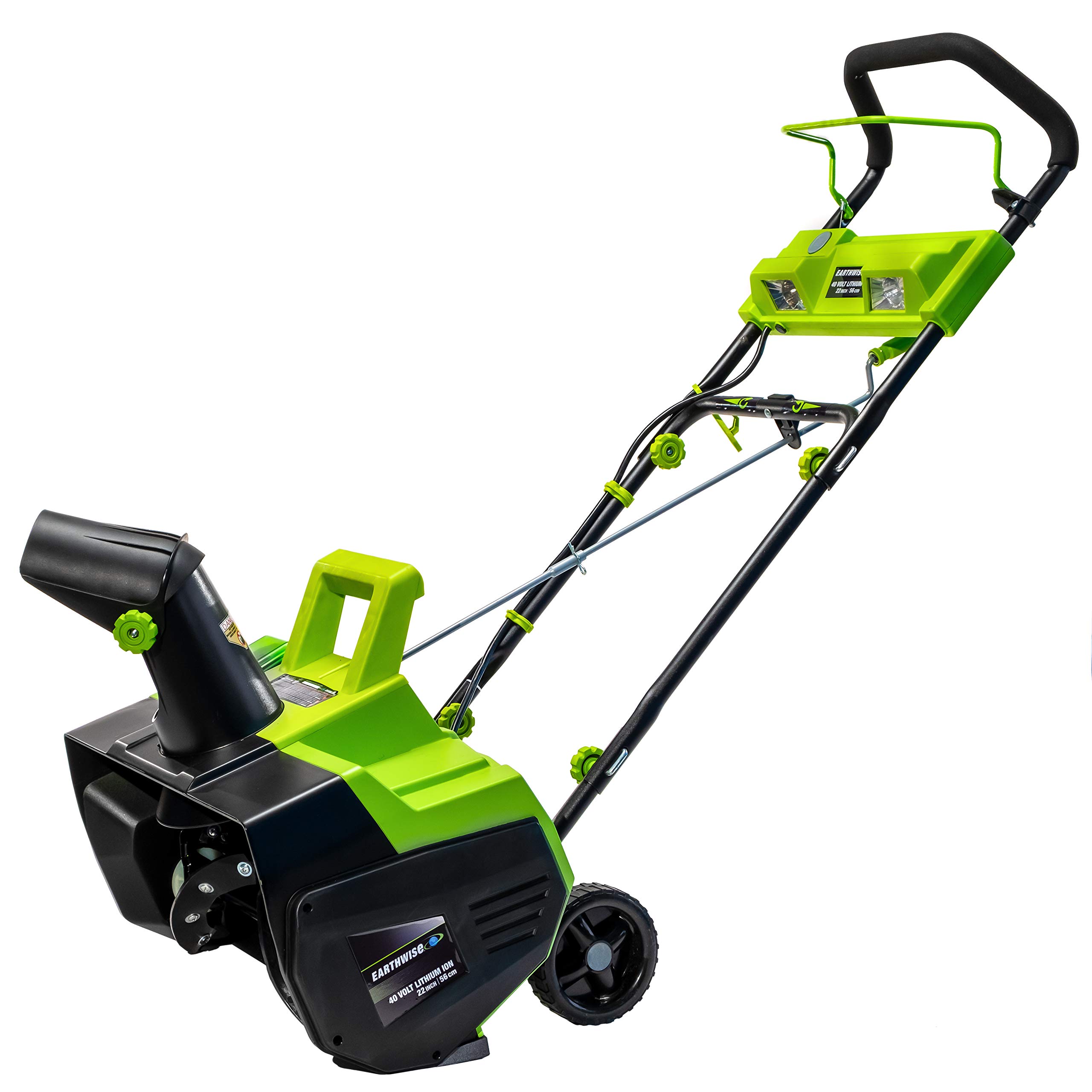 Earthwise SN74022 22" 40V Cordless Electric Snow Thrower, (4.0AH Battery & Charger Included)