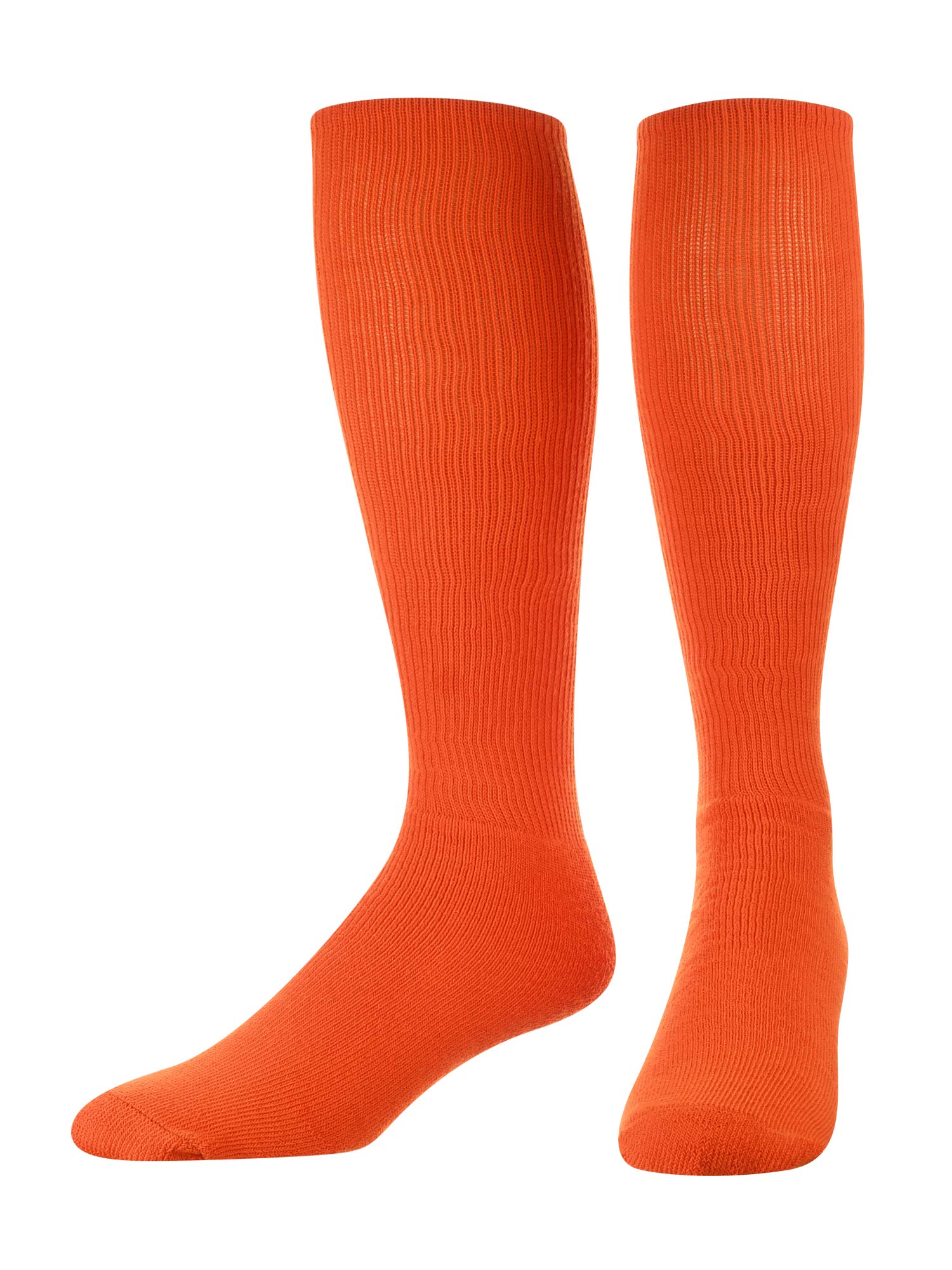 TCK TS All Sport Polyester Baseball Football Soccer Volleyball Tube Sock (Orange, Small)