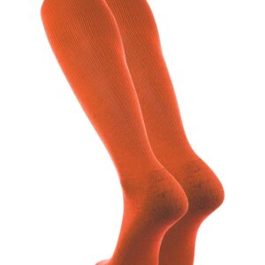 TCK TS All Sport Polyester Baseball Football Soccer Volleyball Tube Sock (Orange, Small)