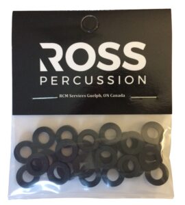 nylon tension rod washers - ross percussion (100 pack)