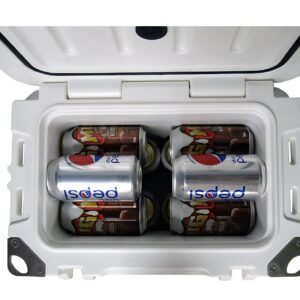 Fatboy 10QT Rotomolded Cooler Chest Ice Box Hard Lunch Box (White)