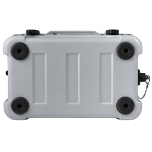 Driftsun 20qt Insulated Ice Chest - Heavy Duty, High Performance Roto-Molded Commercial Grade Cooler (Gray)