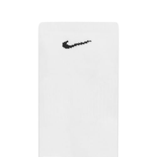 Nike Everyday Plus Cushion No Show Socks 3-Pair Pack White/Black XL (US Men's Shoe 12-15)