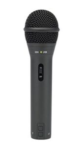 samson q2u usb/xlr dynamic microphone recording and podcasting pack (black)