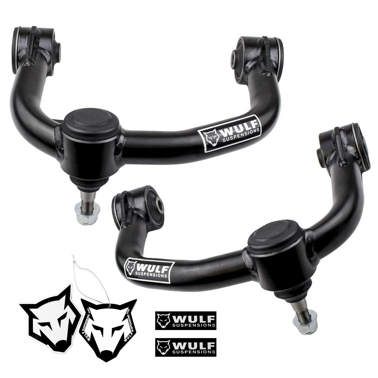 Wulf Front Upper Control Arms Kit for 2-4" Lift Kits compatible with 2004-2020 Ford F150 2wd 4X4