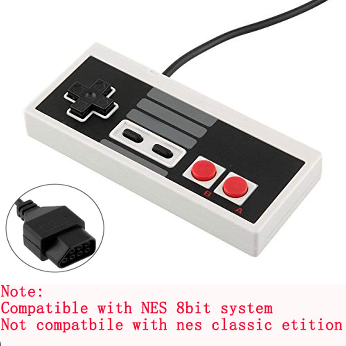 2-Pack NES Controllers for NES 8 Bit Entertainment System Console Control Pad¡­