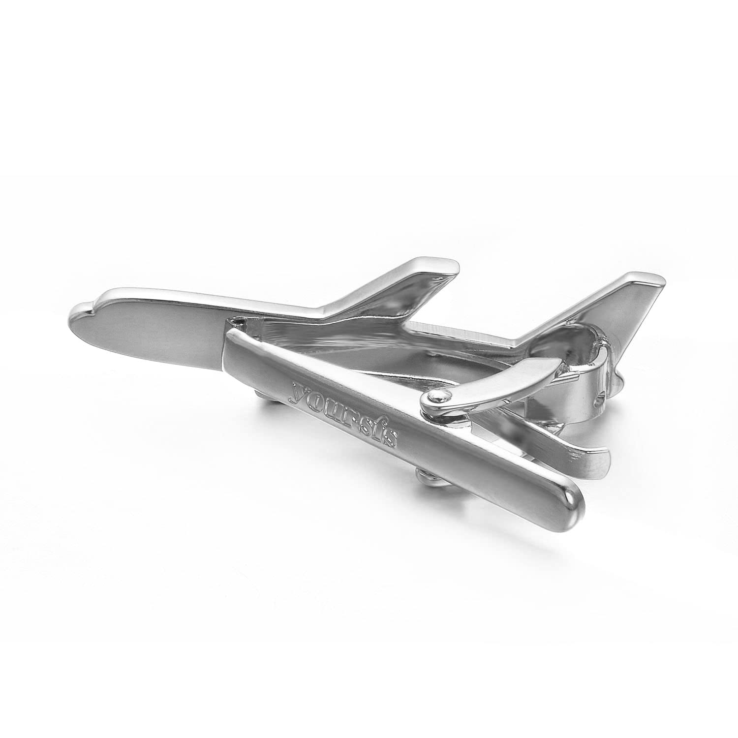 Yoursfs Airplane Tie Clips For Men Pilot Jet Army Aviation Wedding Bar Clasp Ties Pin