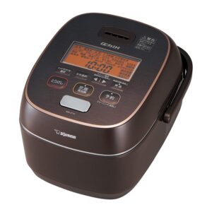 zojirushi pressure ih rice cooker (1.0l)" 極め炊き (kiwame daki)" nw-jt10-ta (brown)【japan domestic genuine products】【ships from japan】