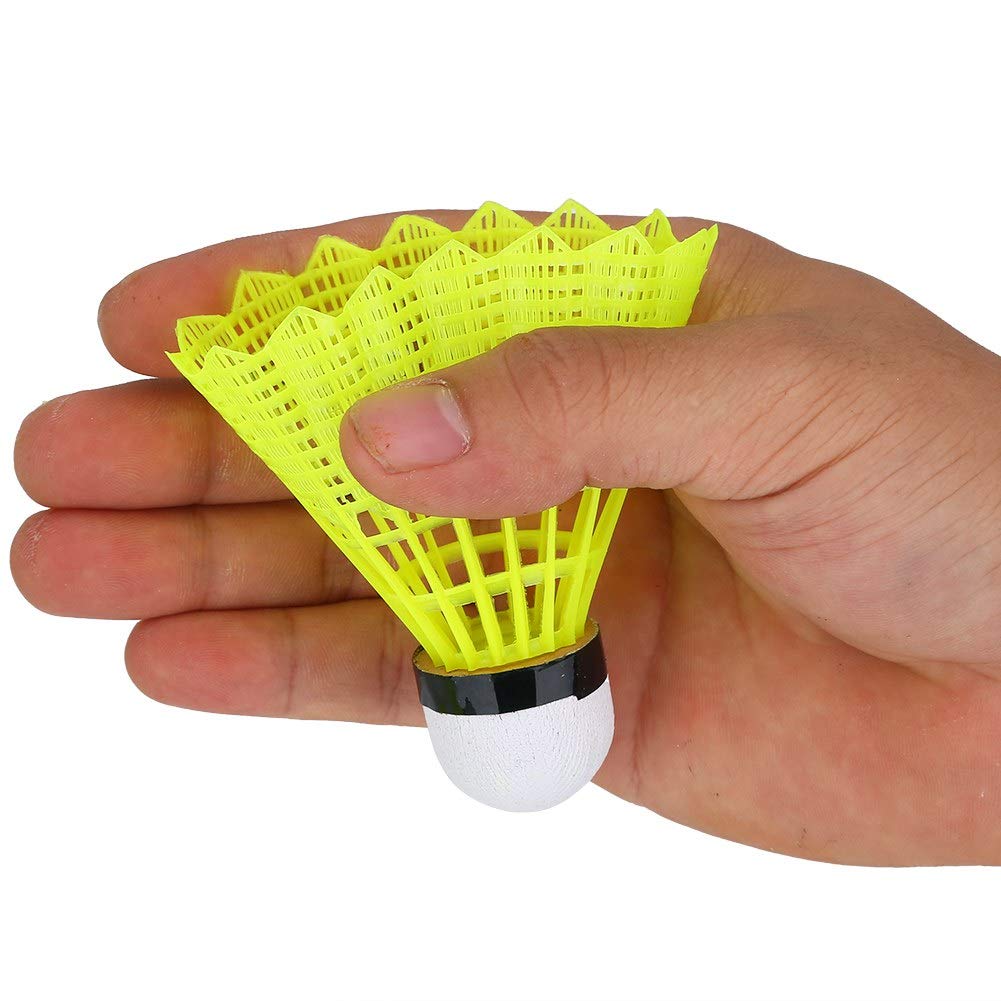 6Pcs/Set Badminton Balls, Professional Nylon Shuttlecocks Outdoor Sports Training Accessory