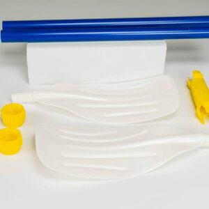 Pelican - Kayak Paddle for Kids - Blue & White - Perfect for The Small or First-Time Paddlers - Easy to Use - 152 cm (60 in.)