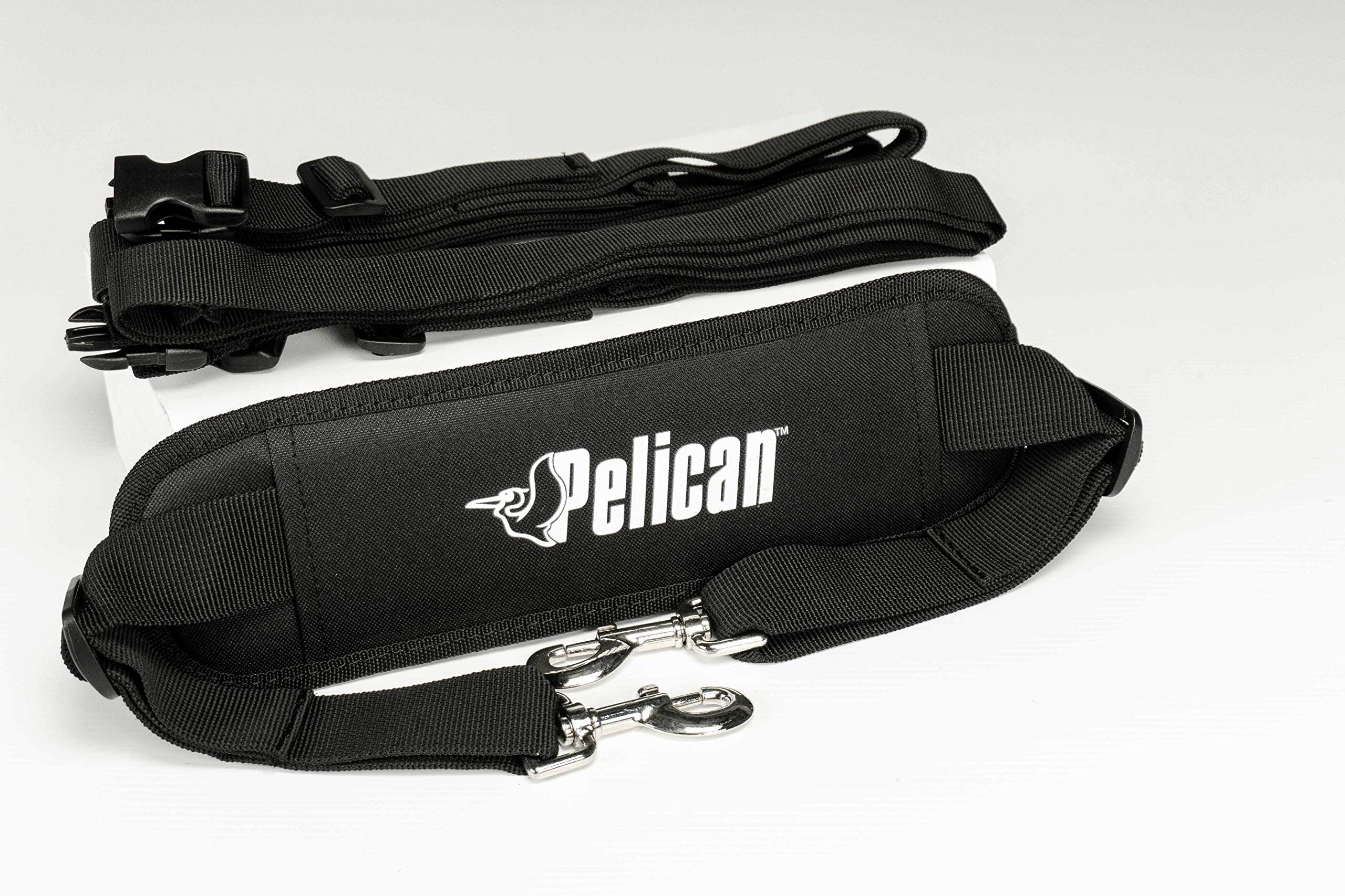 Pelican Universal SUP & Kayak Comfortable Carrying Shoulder Strap - Universal Adjustable Sling with Built-in Paddle Loop- Black