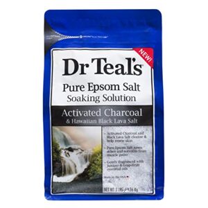 Dr Teals, Epsom Salt Charcoal, 3 Pound