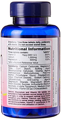 Holland & Barrett Calcium Magnesium with VIT D3-120 Caplet