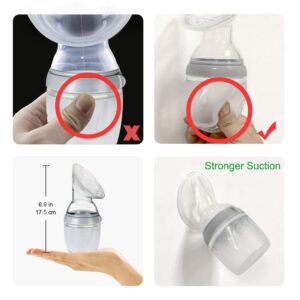 haakaa Manual Breast Pump Breast Milk Collector Gen 3 Multi-Functional Feeding Set 5.4oz/160ml