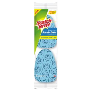 scotch-brite scrub dots non-scratch dishwand refill (14 refills total)