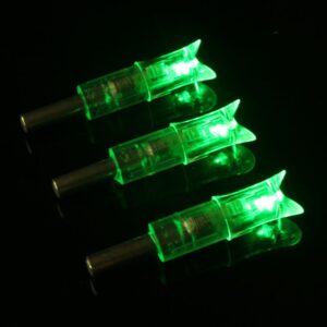 XHYCKJ New Lighted Nocks for Arrows with .300/7.62mm Inside Diameter Led Nock Turn on Automatically When Shot,6 Pack