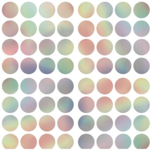 wallpops wpd2850 prism confetti dots wall decal, pastel