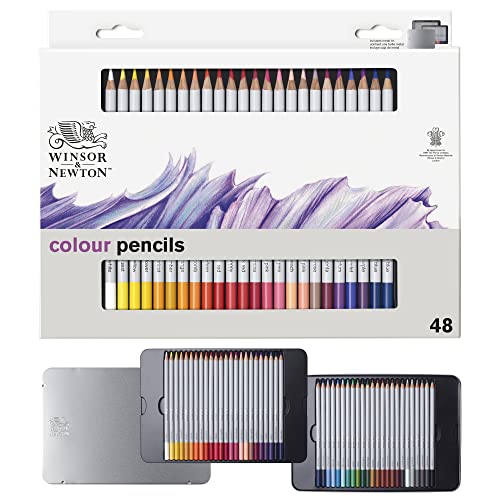 Winsor & Newton Studio Collection Artist Pencils, Color Pencils, Set of 48