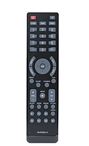 New Replace Remote Control NS-RC02A-12 fit for Insignia TV XNS-42L780A12 NS55L780A12 NS-55L780A12 NS-46L780A12 NS-42L780A12 NS55L780A12 NS46L780A12 NS42L780A12 NSRC02A12 NS-37L760A12 NS-46E790A12