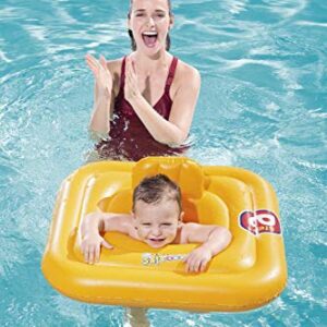 Bestway Swim Safe Swim Seat, Yellow, 1-2 Years, Square