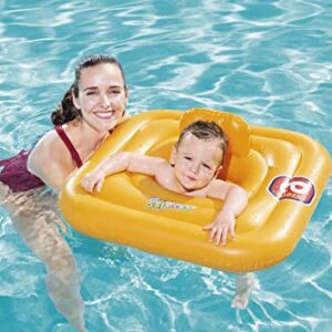 Bestway Swim Safe Swim Seat, Yellow, 1-2 Years, Square