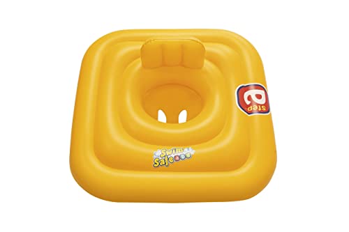 Bestway Swim Safe Swim Seat, Yellow, 1-2 Years, Square