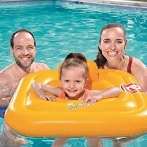 Bestway Swim Safe Swim Seat, Yellow, 1-2 Years, Square