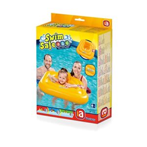 Bestway Swim Safe Swim Seat, Yellow, 1-2 Years, Square