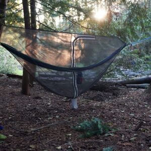 GRAND TRUNK | Mozzy Lite Hammock Bug Net | Lite Black | Mosquito, No-See-Um Net with Double-Sided Zipper | Hammock Accessory