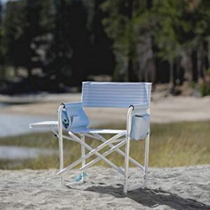 ONIVA - Outdoor Directors Chair with Side Table - Beach Chair for Adults - Camping Chair with Table